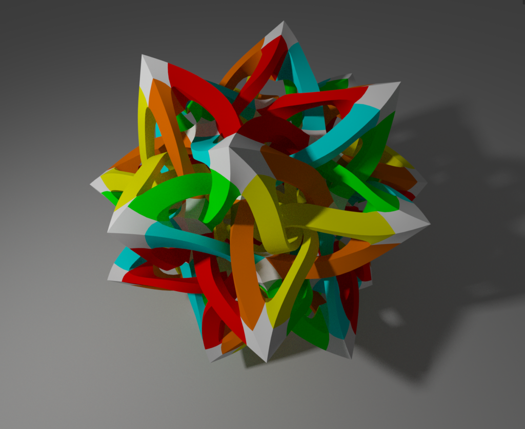 the Snub Cube (ish) Arachnehedron – Crumpled Cortex